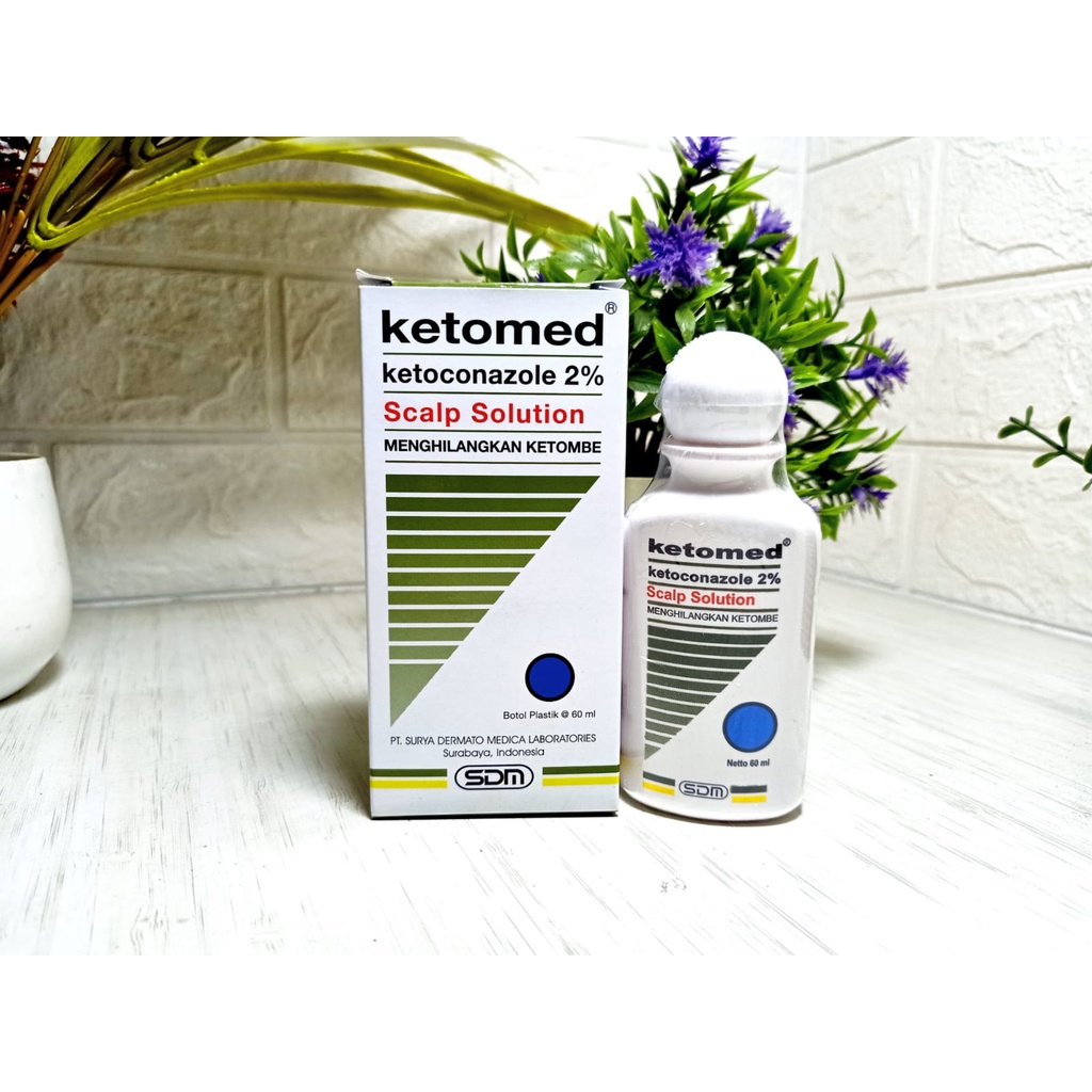 Jual Ketomed Scalp Solution Shampoo Anti DHT dan Anti Ketombe 60ml ...