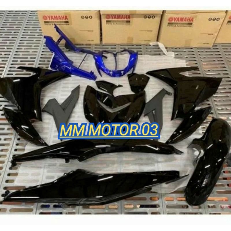Jual PAKET BODY HALUS FULL SET MX KING 150 V2 HITAM YAMAHA ORIGINAL YGP ...
