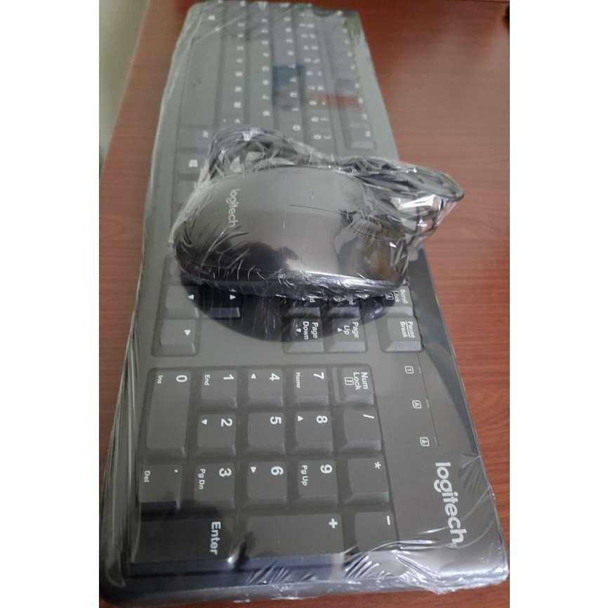 Jual PAKET KEYBOARD LOGITECH K120 dan Mouse B100 Second | Shopee Indonesia