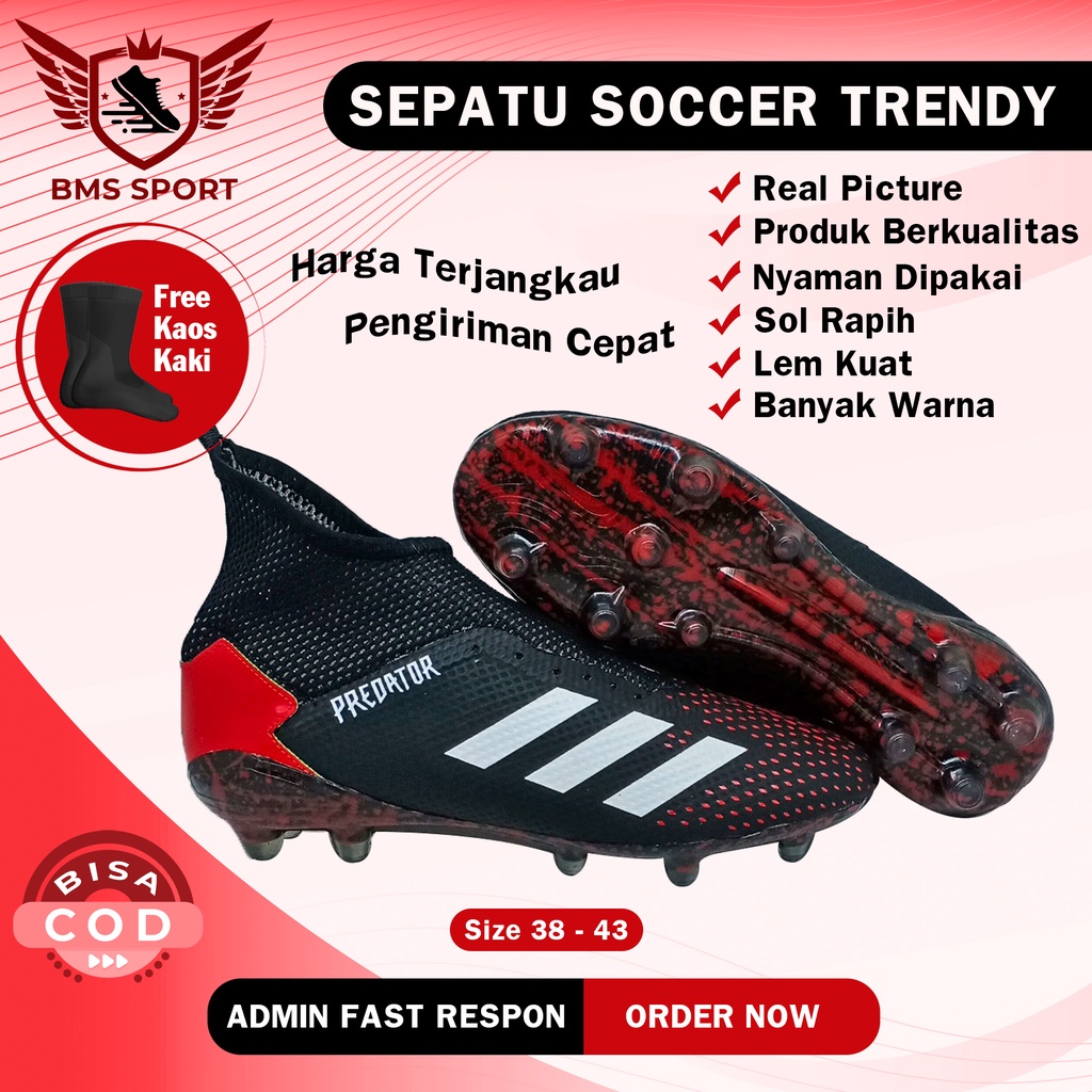 Jual Sepatu Bola Adidas Predator Sepatu Sepak Bola Sepakbola Kaki ...