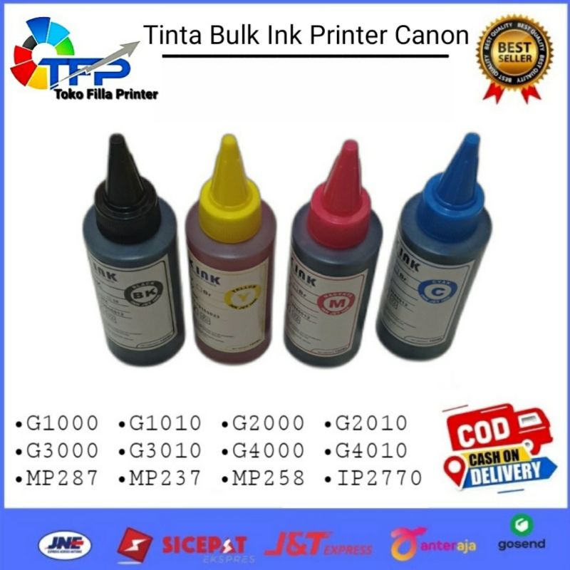 Jual Tinta Bulk Ink Printer Canon G1000 G1010 G2000 G2010 G3000 G3010 ...