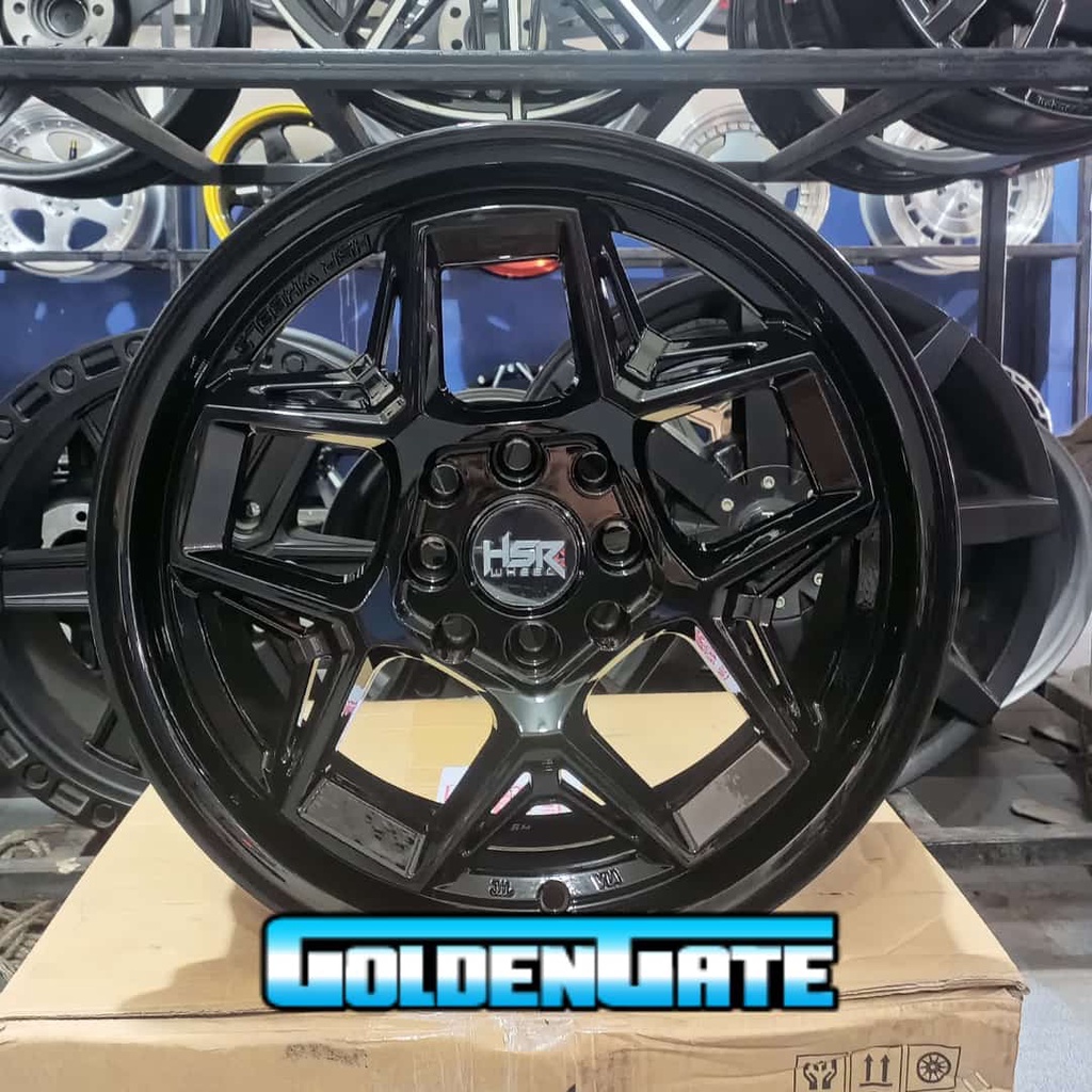Jual Velg mobil racing ring 16 HSR Wasile R16X7 pcd 4x100/114 buat ...