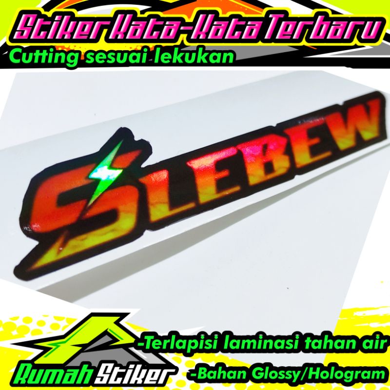 Jual stiker slebew kuning hologram | Shopee Indonesia