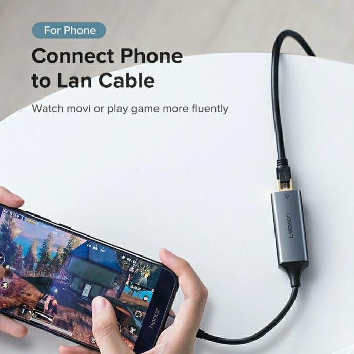 Jual Ugreen Type-C to RJ45 LAN Ethernet Network Adapter Connector ...