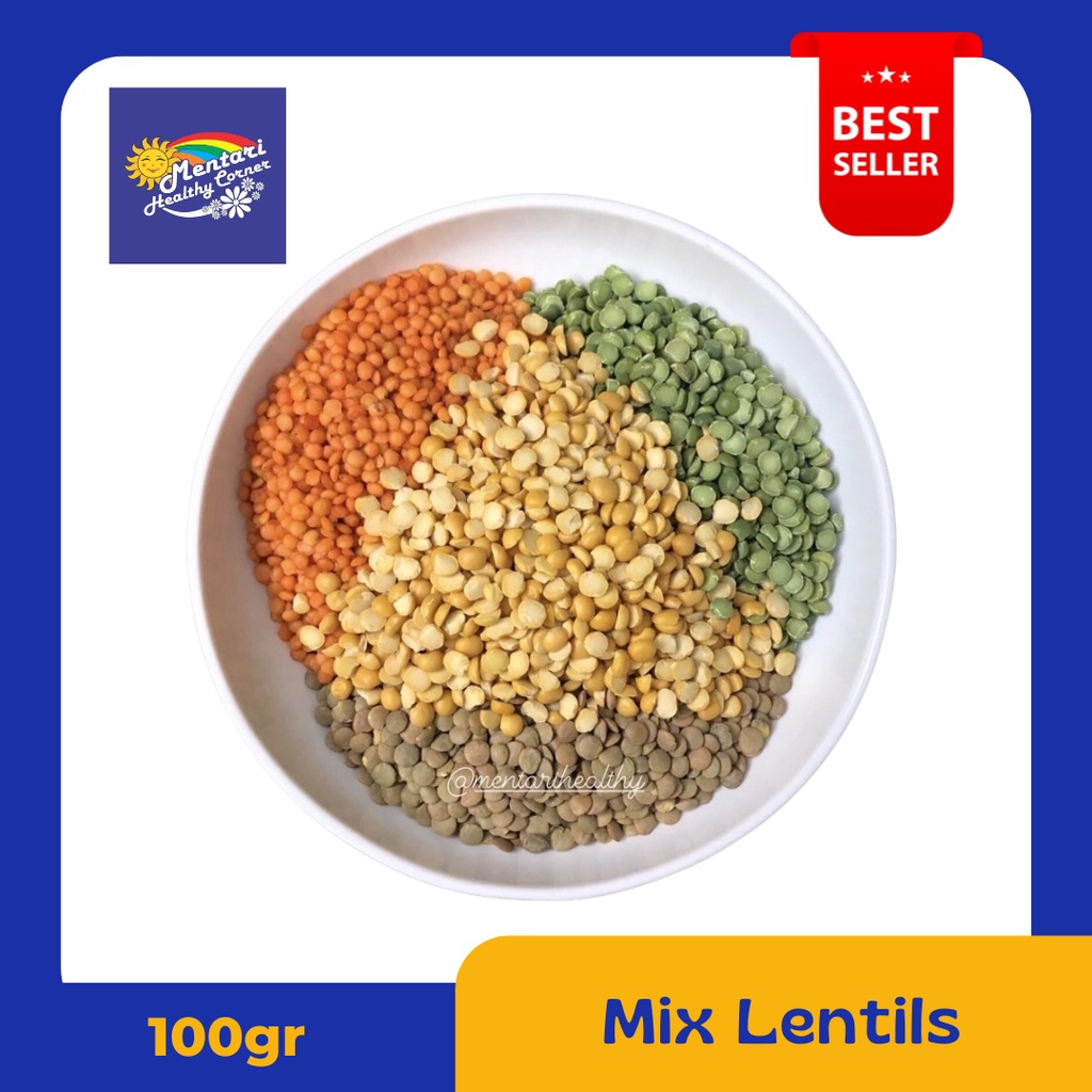 Jual Mix Lentils 100gr / Mix Lentil 100gr | Shopee Indonesia