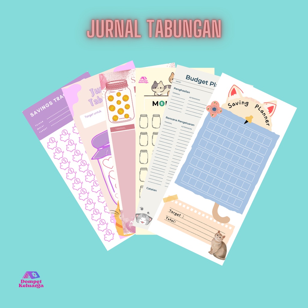 Jual Saving Tracker Jurnal Tabungan Dompet Keluarga | Shopee Indonesia