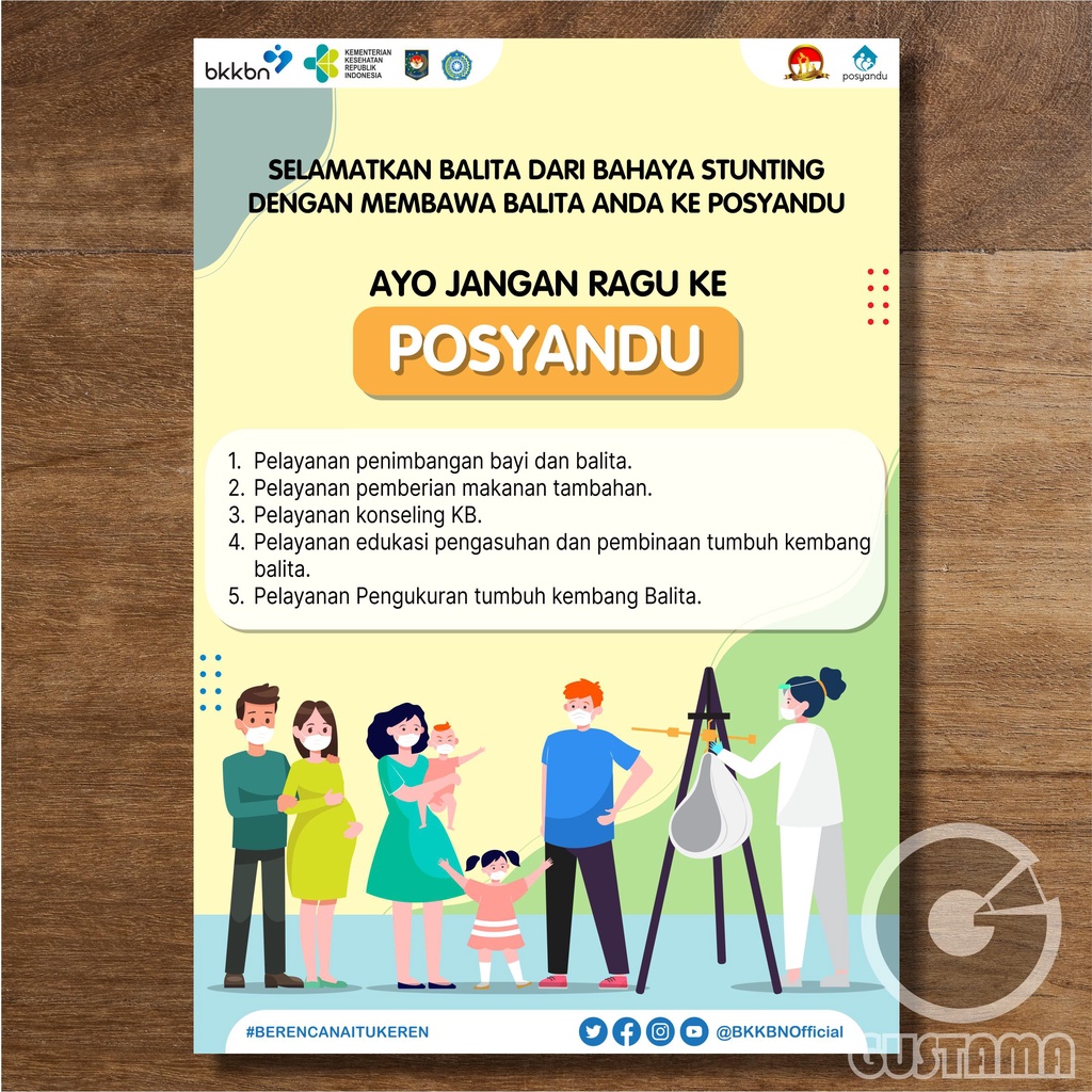 Jual Poster Posyandu, Wipe and Clean A3+ | Shopee Indonesia