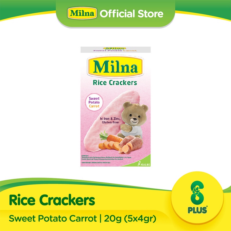 Jual Milna nature delight rice crackers biskuit puff organic snack ...