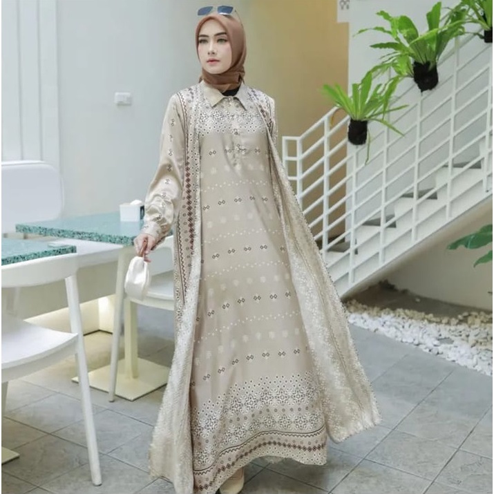 Jual Della Daily SARIMBIT KELUARGA SENIA MAXI FULL MOTIF /FASHION ...