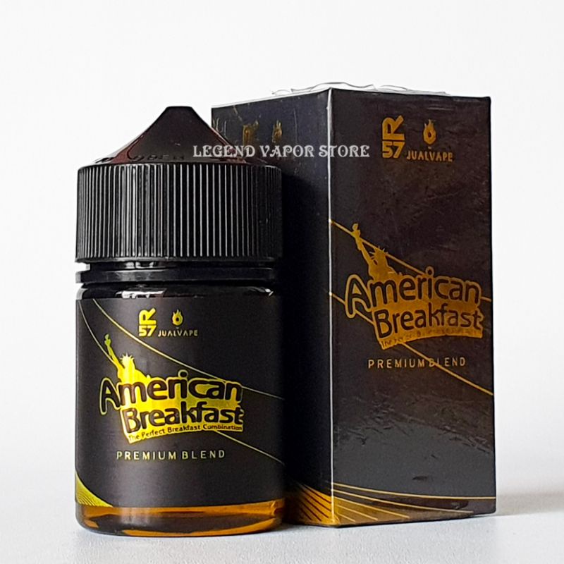 Jual FREEBASE - LIQUID AMERICAN BREAKFAST Premium Blend 60ML By R57 ...
