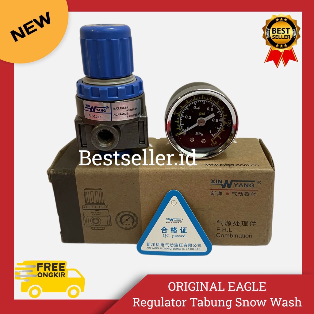 Jual Regulator Tabung Snow Wash / Regulator Tabung Cuci Snow Wash Salju ...