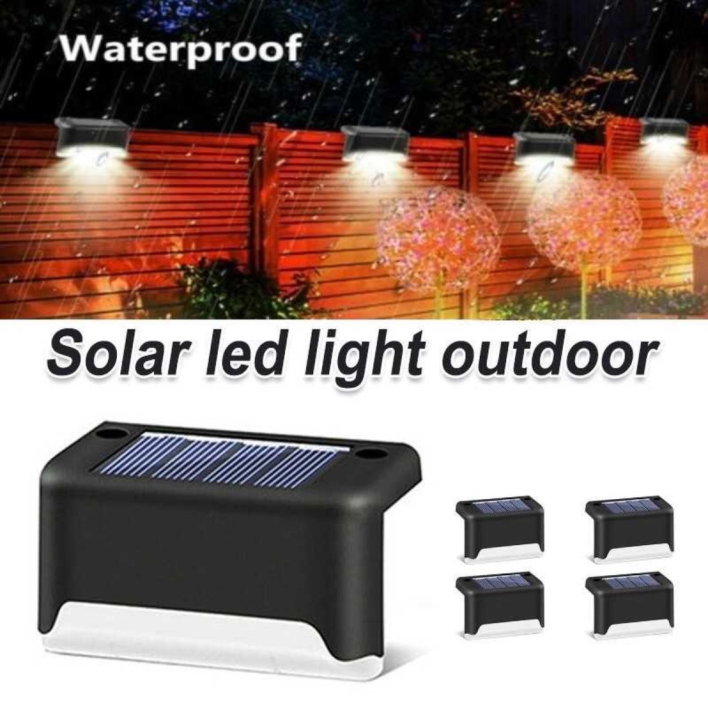 Jual Lampu Solar Hias Taman Outdoor Pagar Deck Light IP55 Cool White ...