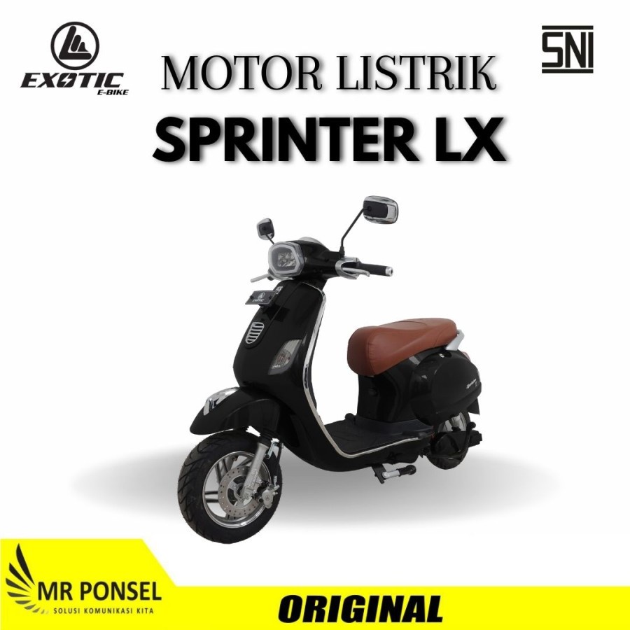 Jual Sepeda Motor Listrik Vespa Listrik Sprinter LX Pacific Exotic ...