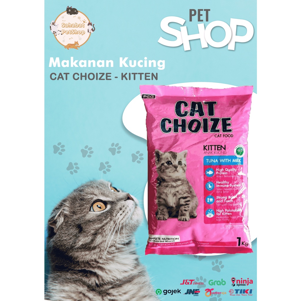 Jual Cat Choize kitten 1kg | Shopee Indonesia