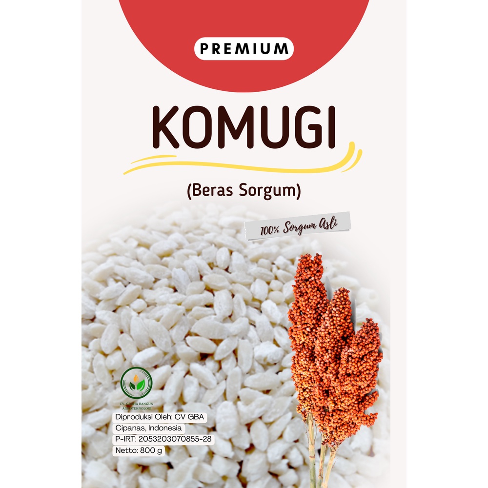 Jual Beras Analog 800g Sorgum KOMUGI (Beras Sehat) | Shopee Indonesia