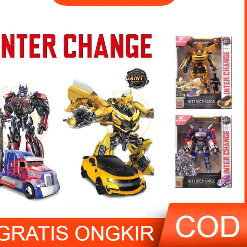 Jual Mainan Action Figure Transformers The Reformers Robot Optimus Prime Rboto Bumblebee ...