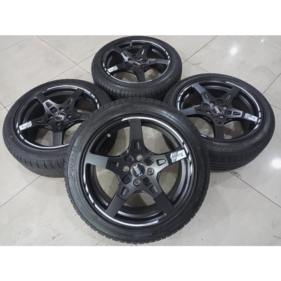 Jual Velg Mobil Bekas Ring 16 Lubang 4 PENTE HSR R16X7 4X100 ET42 BAN 195 50 R16 | Shopee Indonesia