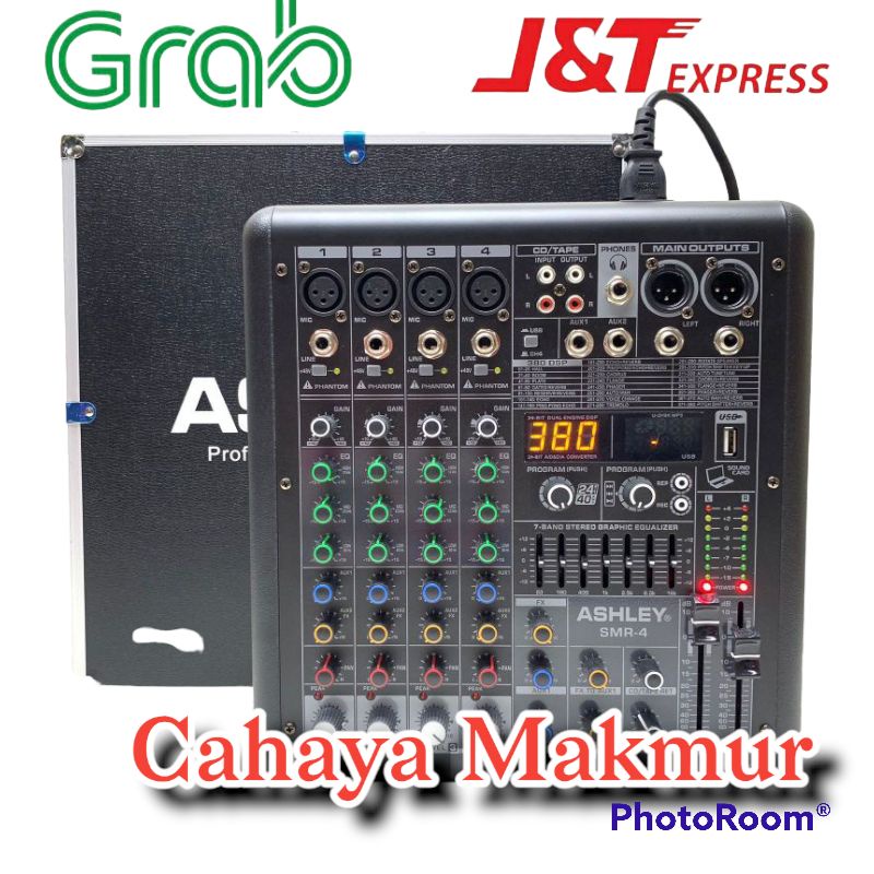 Jual MIXER ASHLEY SMR 4 Geratis Koper ORIGINAL PRODUK 4 Channel Garansi ...