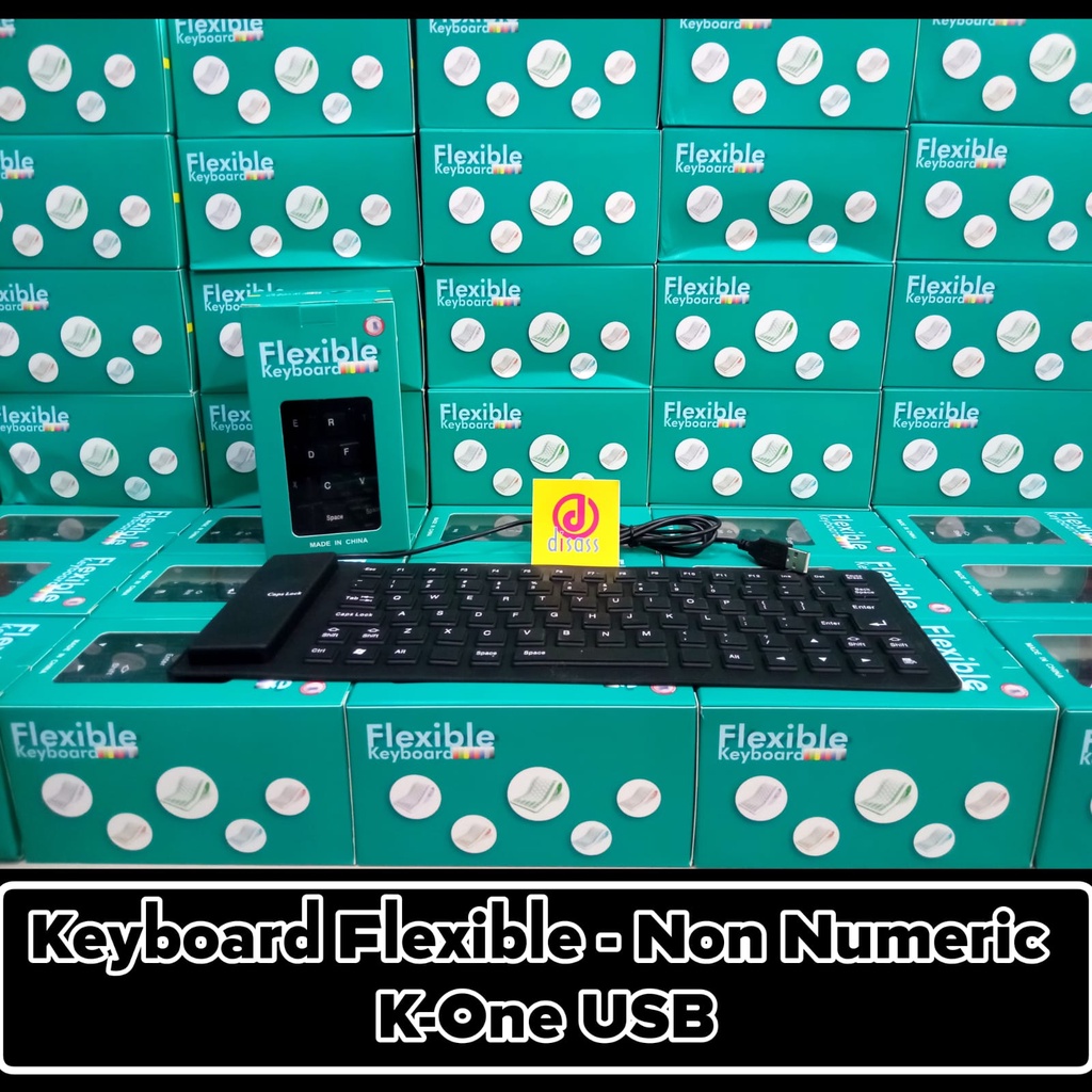 Jual KEYBOARD FLEKSIBEL FLEXIBLE KEYBOARD KARET LENTUR KEYBOARD ...