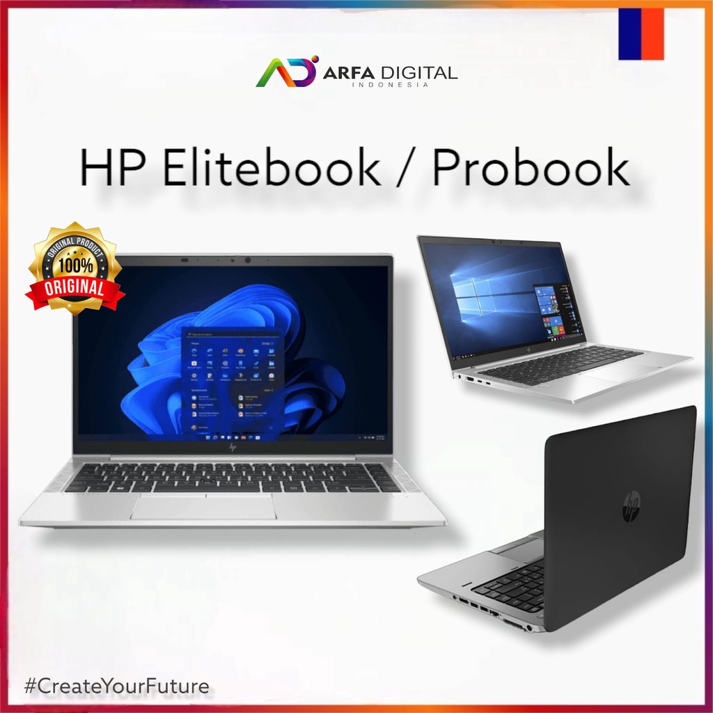 Jual Laptop HP Elitebook / Probook Core I7 / I5 RAM 8GB SSD 256GB Murah ...