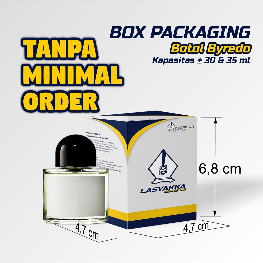 Jual box parfum CUSTOM botol BYREDO / box packaging custom / box parfum ...