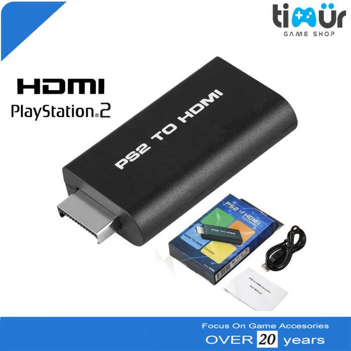 Jual PS2 To HDMI Adapter Converter PS1 PS2 PS3 Ke HDMI Resolusi 720 ...