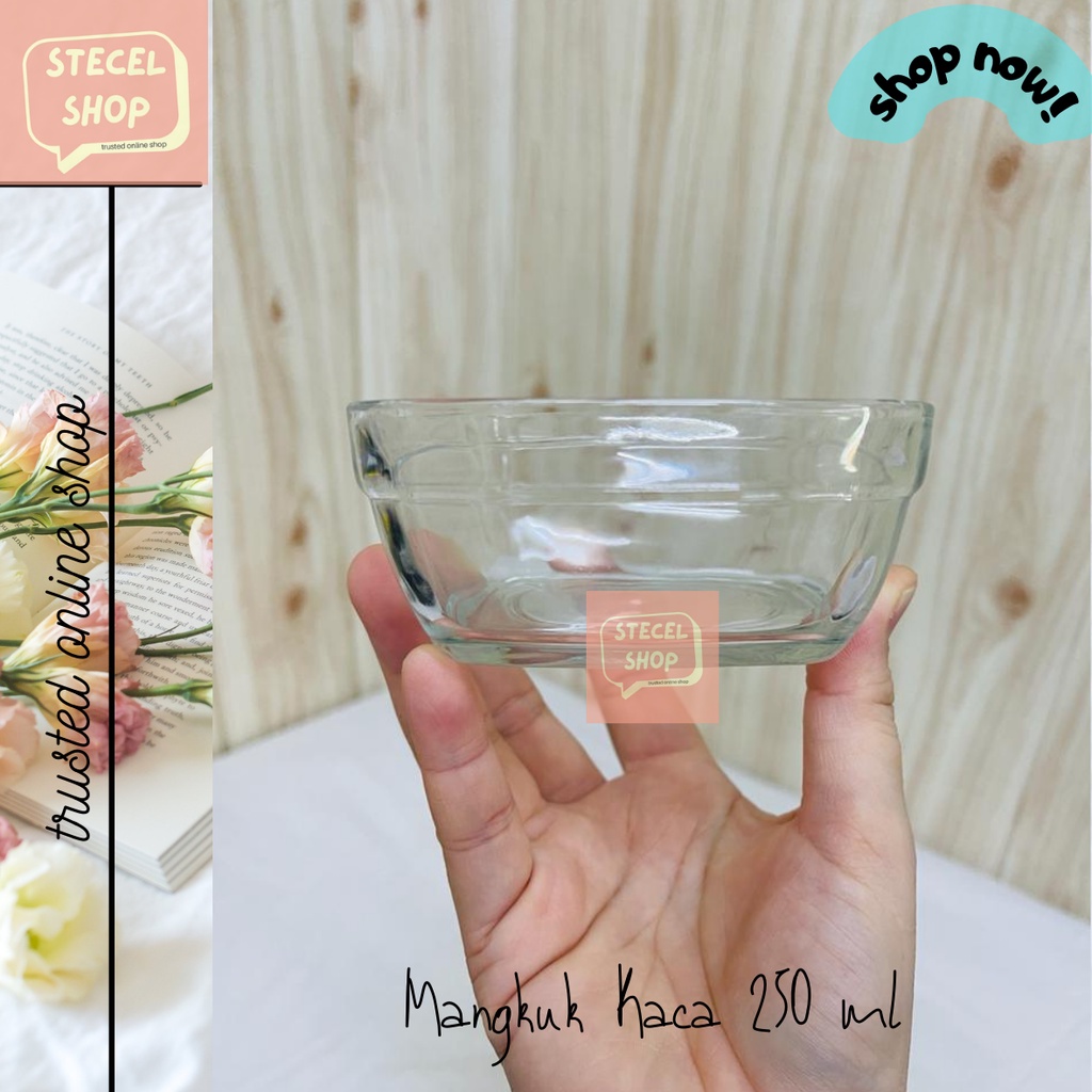 Jual Mangkuk Kaca / Mangkok serbaguna 250 ml / mangkok kotak 10 cm | Shopee Indonesia