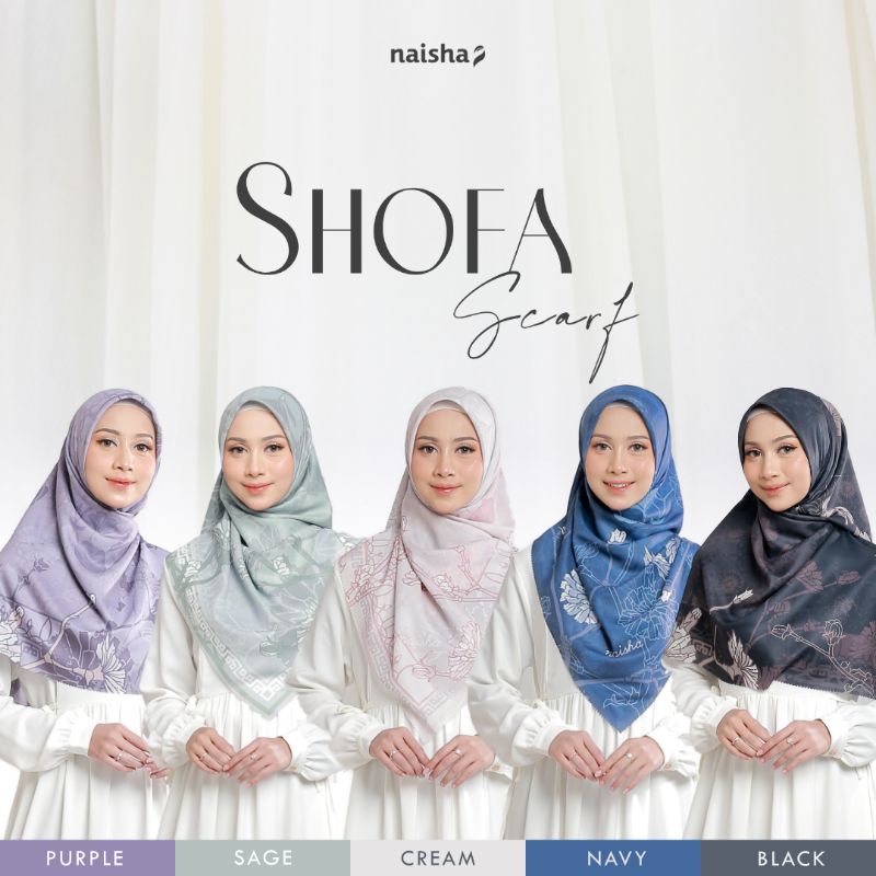 Jual Shofa scraft | hijab premium | hijab motif | shofa scraft by ...