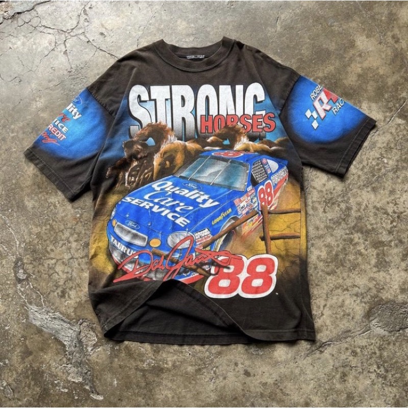 Jual Nascar Shirt Vintage Strong Horses | Shopee Indonesia