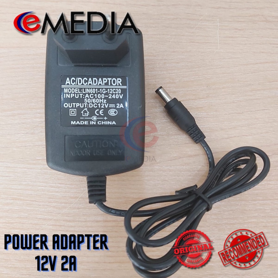 Jual Adaptor 12v 2a LED murni power untuk cctv & Lainnya | Shopee Indonesia