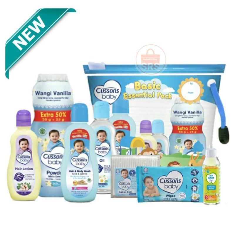 Jual FREE TELON OIL Beli Cussons BASIC 6 in 1 Essential Pack, Baby Care ...