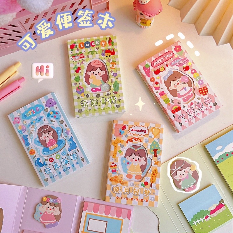 Jual READY MEMO STICKY NOTE INDEKS PEMBATAS BUKU CATATAN TEMPEL DINDING ...