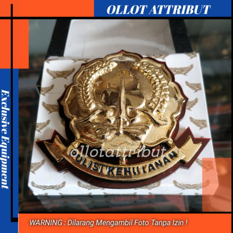 Jual EMBLEM POLHUT ( POLISI KEHUTANAN ) ALAS MIKA MERAH | Shopee Indonesia