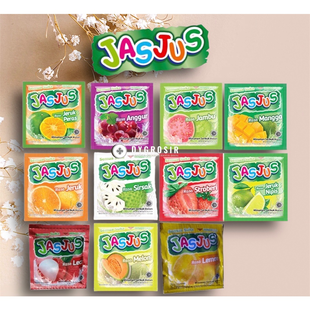 Jual DY ~ JASJUS MINUMAN INSTAN SERBUK ANEKA RASA apa 1 RENCENG ISI 10 ...