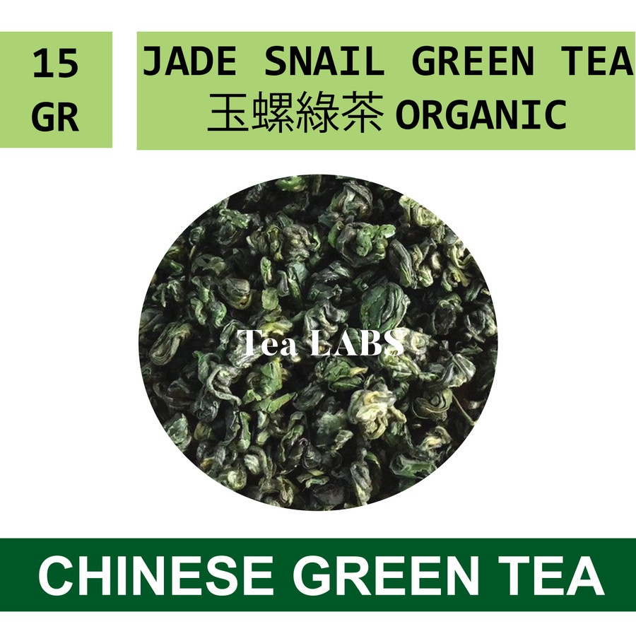 Jual Jade Snail Chinese Green Tea Organic / Standing Pouch | Shopee ...
