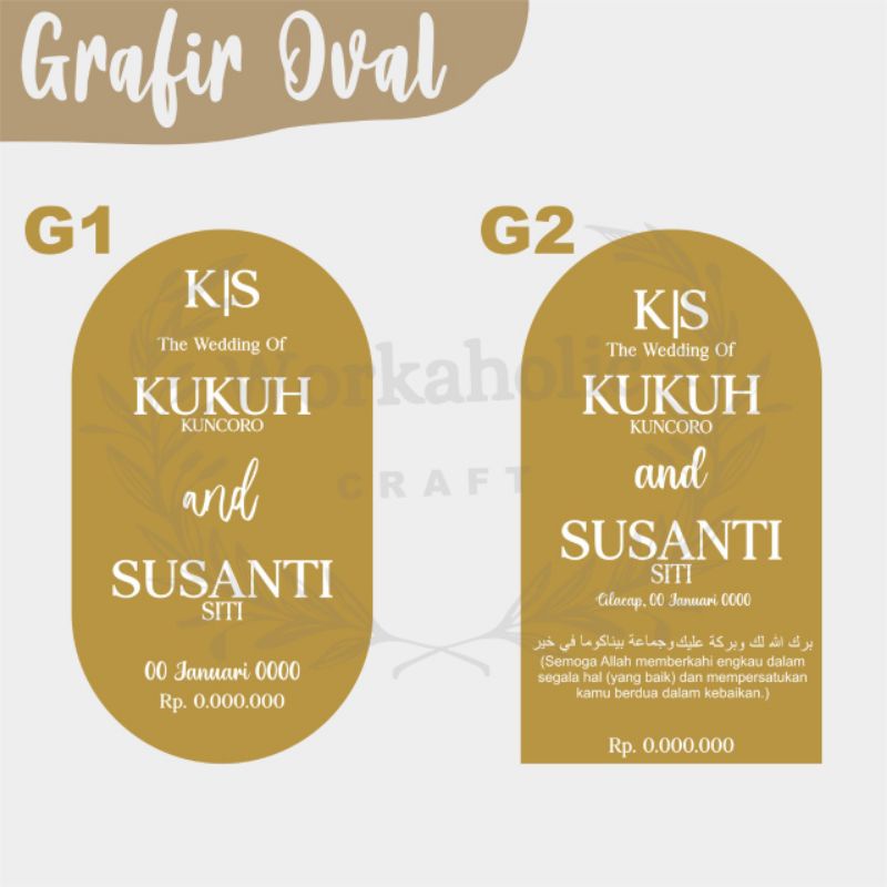 Jual UKIR TULISAN MAHAR Grafir Laser Cutting Hiasan Mahar Bentuk Dome ...