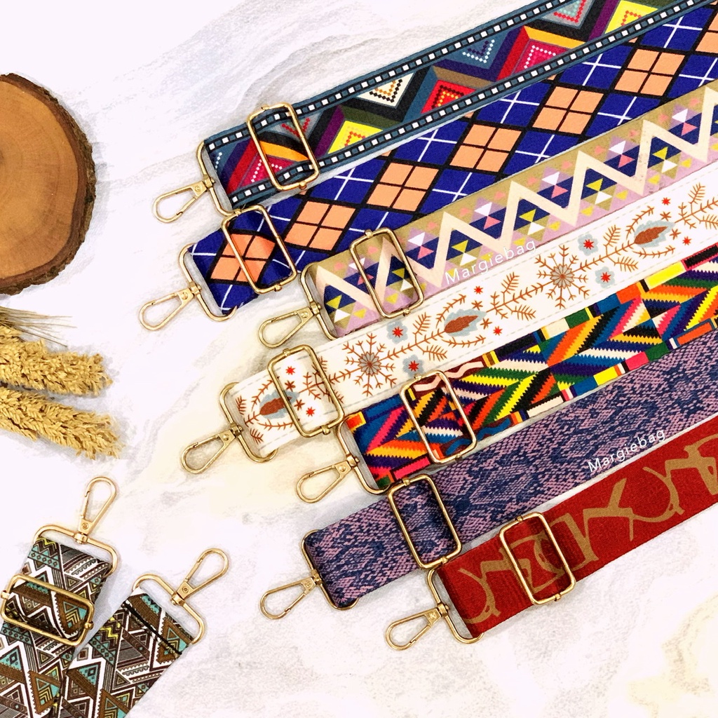 Jual Tali Tas Slempang Long Strap Motif Original Tali Tas Motif Premium ...