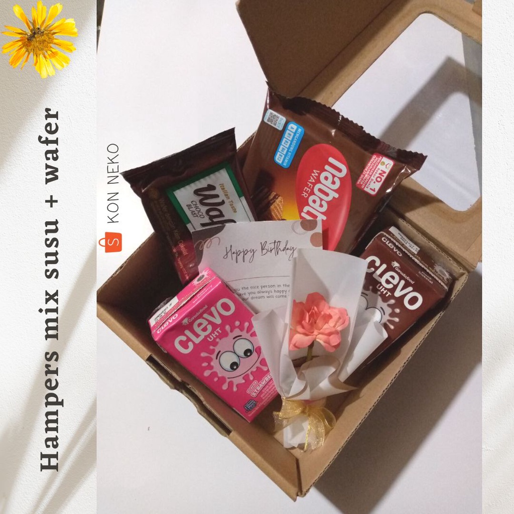 Jual HAMPERS CLEVO / HAMPERS SUSU / NABATI / SUSU BOX / HAMPERS JAJAN ...