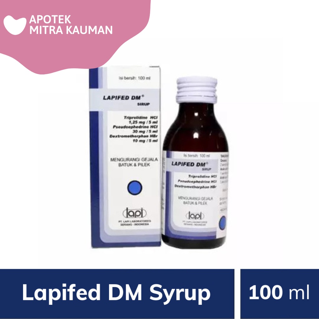 Jual Lapifed DM Sirup 100 ml | Shopee Indonesia