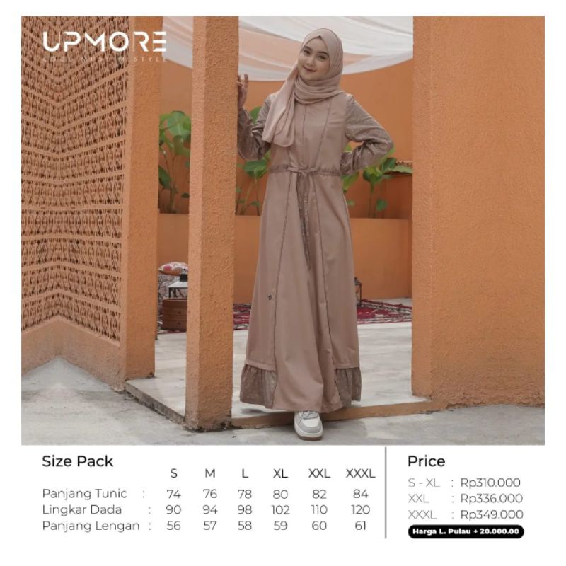 Jual baju gamis mutif nindi | Shopee Indonesia