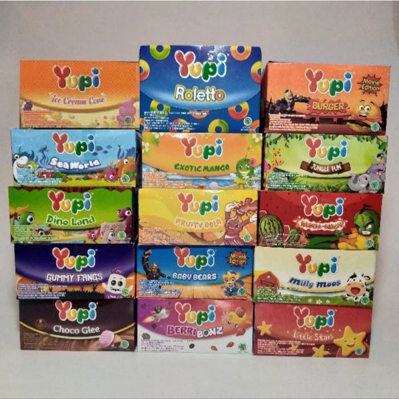 Jual Yupi Permen Jelly Box All Varian/Yupi Bolicious (Isi 24pcs)/Yupi ...