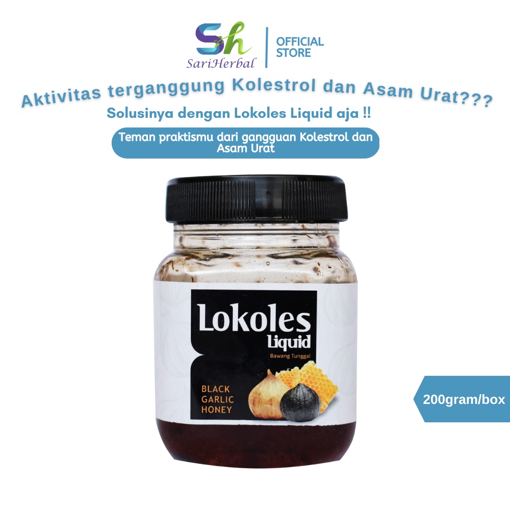 Jual Obat Lokoles Liquid - Obat herbal kolesterol dan asam urat (Black ...