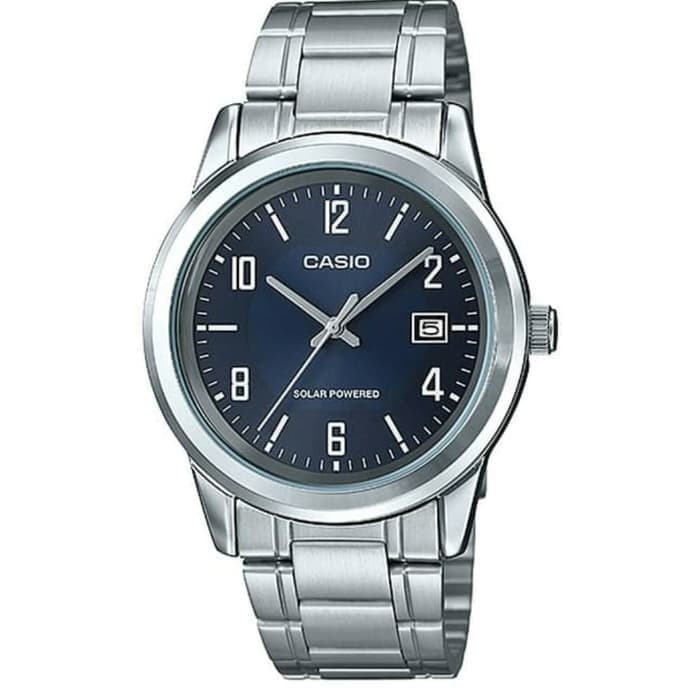 Jual Jam Tangan CASIO MTP-VS01D-2B/7B (Tough Solar) Analog Stainless ...