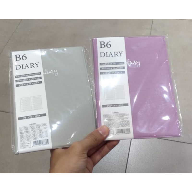 Jual Miniso B6 Stitch-bound Book with Calendar Buku Tulis Diary ...