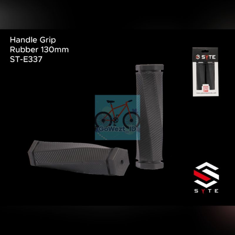 Jual Handle Grip Handfat Hand Grip Sepeda Rubber Karet SYTE Hitam ST ...