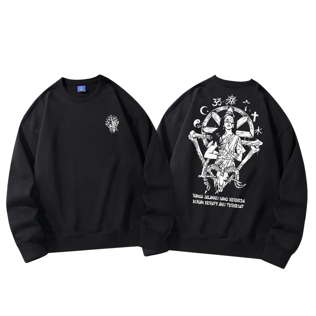 Jual Sweater Pria Afthershock Crewneck kece tren terbaru | Shopee Indonesia