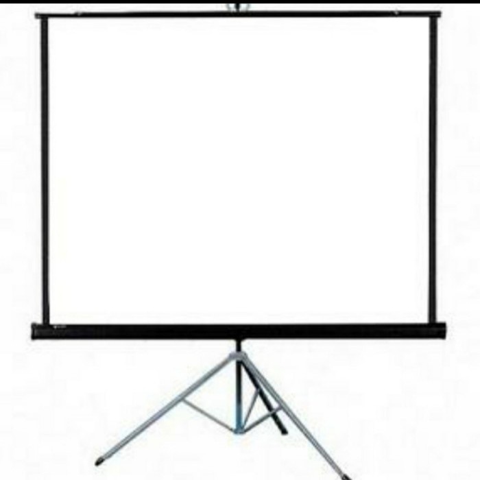 Jual Layar Layar Proyektor Tripod 70 Inch ( Tripod Screen Projector 70 ...