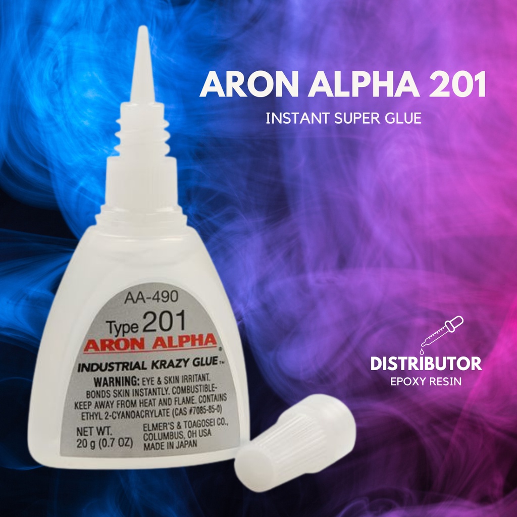 Jual Lem Aron Alpha 201 20gr - Instant Glue/ Super Glue / Lem Super | Shopee Indonesia