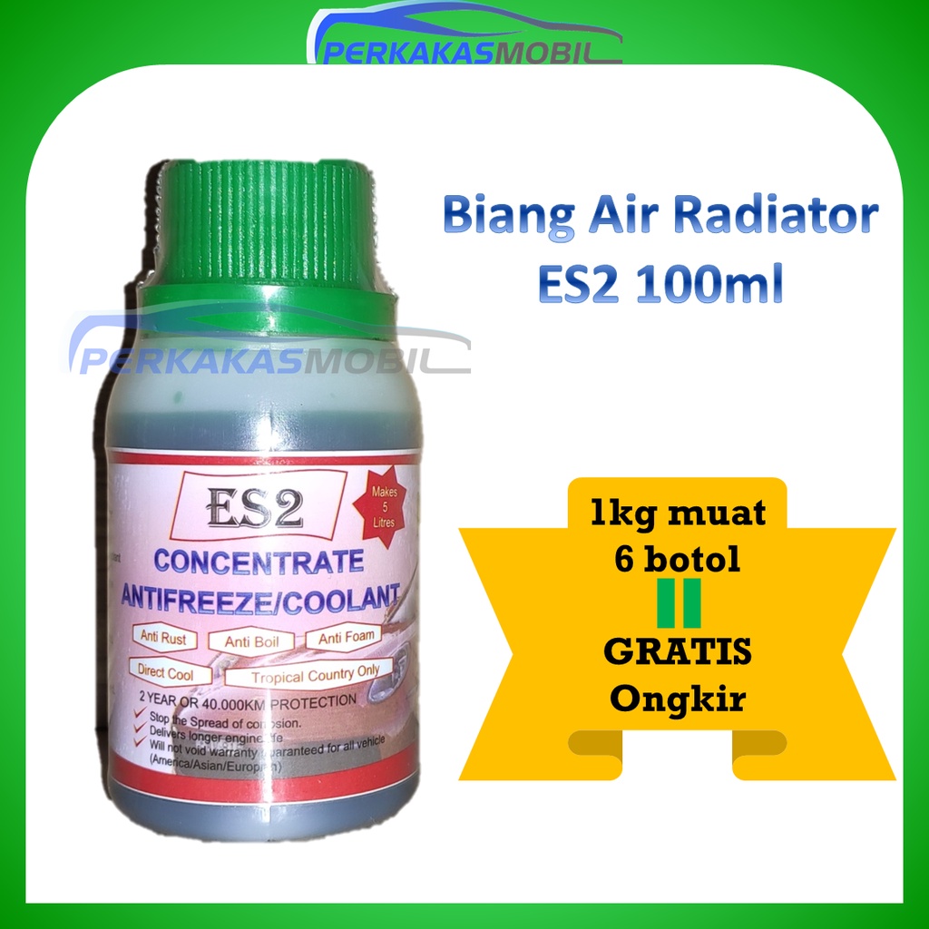 Jual ES2 Konsentrat Biang Air Radiator Hijau Coolant Mobil Motor Truk ...