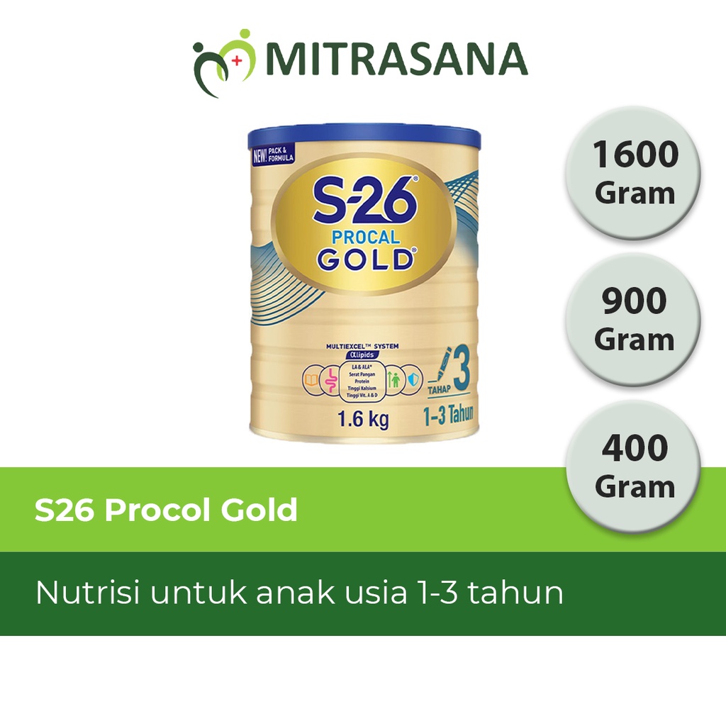 Jual S26 Procal Gold 1600 Gr - 900 Gr - 400 Gr | Shopee Indonesia